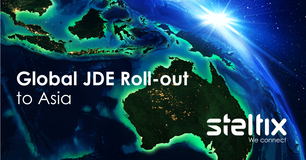 Elementis Global JDE Roll-out to Asia | Steltix